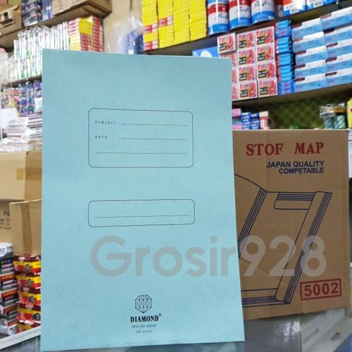 Jual Stopmap / Map Folder Folio Diamond 5002 Biru (isi 50 lembar) New !! - Biru Tua - Kab ...