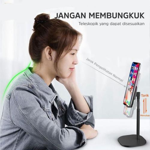 Jual Phone Holder Dekstop Tiang Panjang Aksesoris Dudukan HP Smartphone ...
