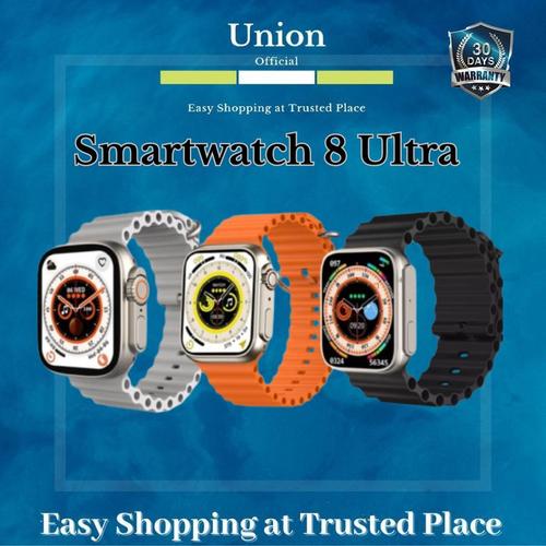 Promo Smartwatch 8 Ultra watch 8 series suport Ios dan Android - Hitam ...