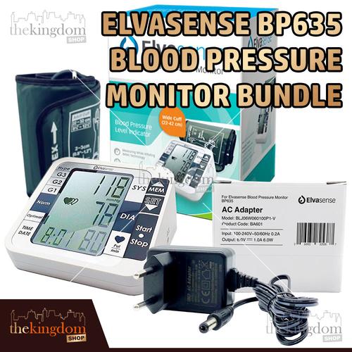 Jual Elvasense BP635 Blood Pressure Monitor Tensimeter Ukur Tensi BP ...