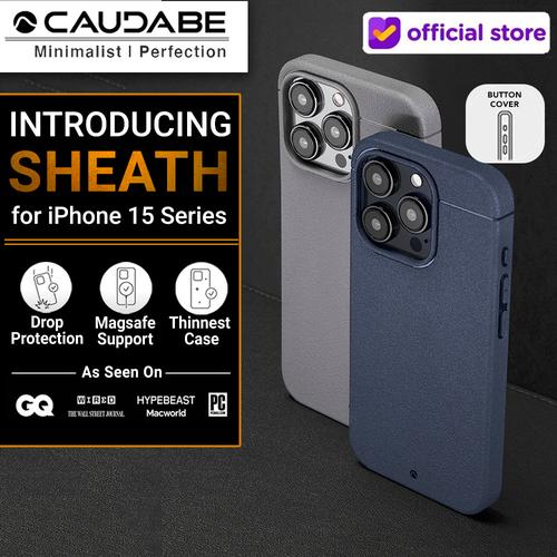 Jual Caudabe Sheath Magsafe Case iPhone 15 Pro Max Plus - Casing - Blue ...