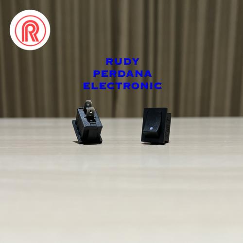 Jual SWITCH ROCKER SAKLAR ON 2 PIN KOTAK SPRING MOMENTARY 6A 250V 10A ...