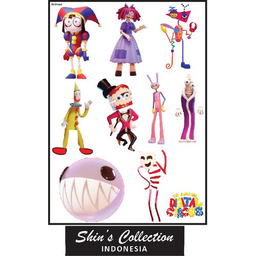 Jual Sticker stiker murah antiair transparan The Amazing Digital Circus ...