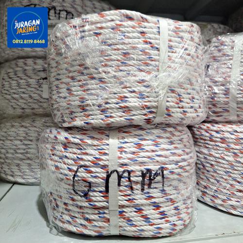 Jual tali tambang ppd 6 mm per meter untuk ikat barang, mobil bak dan ...