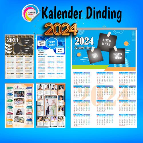 Jual Cetak Kalender Custom A3 Foto Sendiri Terbaru - KD-01, AP 150 Gsm ...