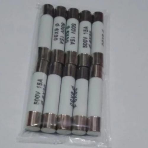 Jual Fuse Keramik 6x30 12A 500V Sekering Keramik 6x30 12A 500V ...