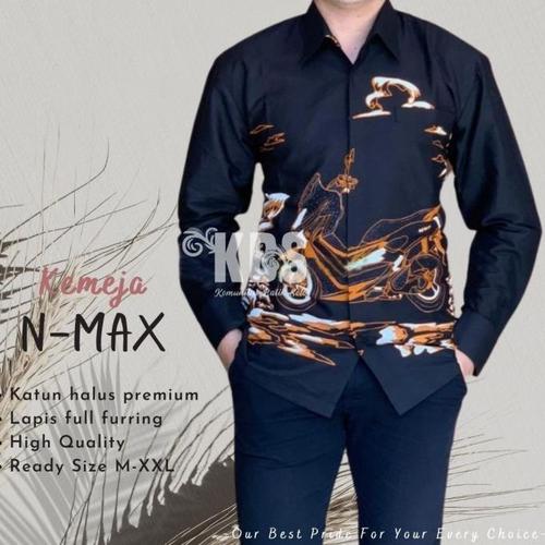Jual Terbatass Hem Batik Pria Lapis Furing Nmax Lengan Panjang Baju ...