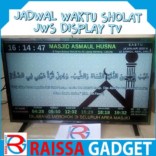 Jual MINI PC Jam Masjid Jadwal Sholat DIGITAL SIGNAGE (TV LCD /LED ...