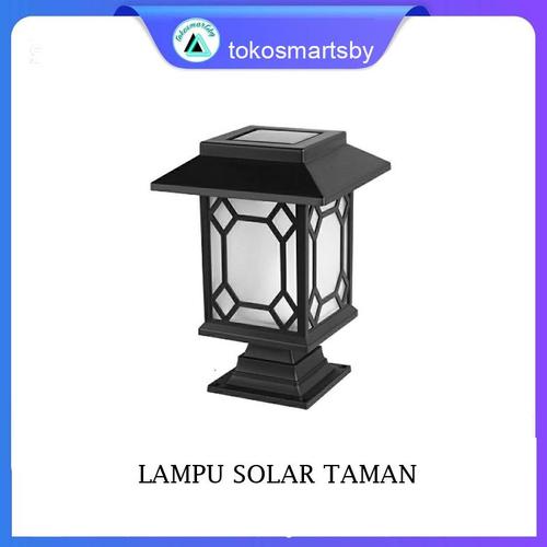 Jual Lampu Taman Solar 5 LED Model Classic / Lampu Solar Tenaga Surya ...