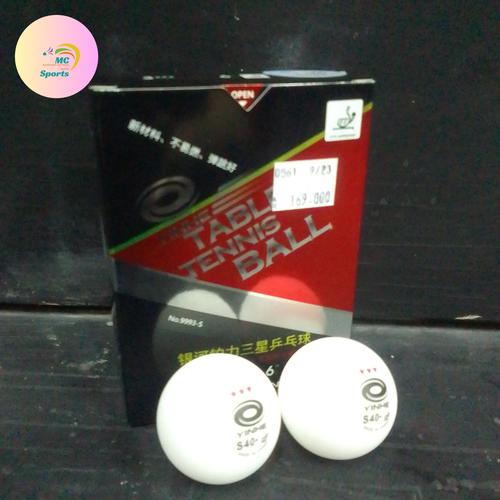 Jual ORIGINAL Bola pingpong tenismeja tenis meja Yinhe 3* S40+ isi 6 - Kota Bandung ...