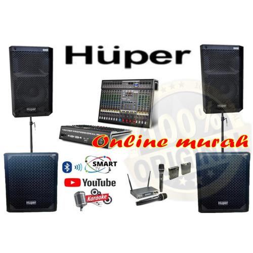 Jual paket sound huper js7 8 inch subwoofer huper b12a 12 inch qx12 12 ...