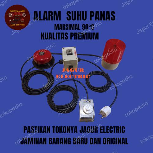 Jual ALARM SUHU PANAS/OVERHEAT ALARM +BELL KRING +LAMPU ROTARY (Max 90 ...