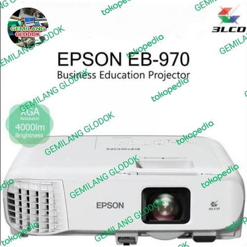 Jual PROJECTOR EPSON EB-970 WXGA 4000 ANSI LUMENS DUA HDMI - 3LCD ...