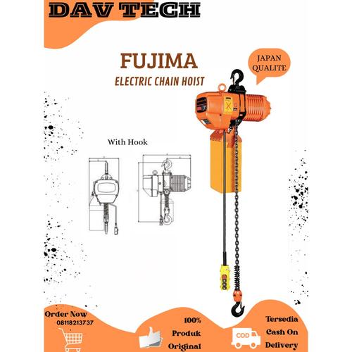 Jual Electric Chain Hoist 1 Ton X 15 Meter FUJIMA JAPAN - Jakarta Barat ...