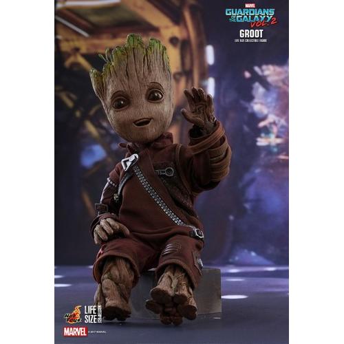 Jual HOT TOYS - BIB [1/6 Scale] Baby Groot "Gotg 2" Lifesize Version ...