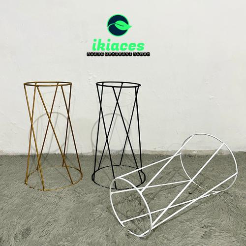 Jual WADAH POT BESI STANDING POT MINIMALIS DEKORASI DUDUKAN POT HIAS ...