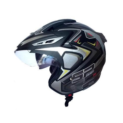 Promo Helm Half Face Double Visor SNI Pria Dewasa FORCE Speed-R Size M ...
