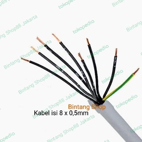 Jual Kabel data 8 x 0,5mm screen gron keliling per meter - Jakarta ...