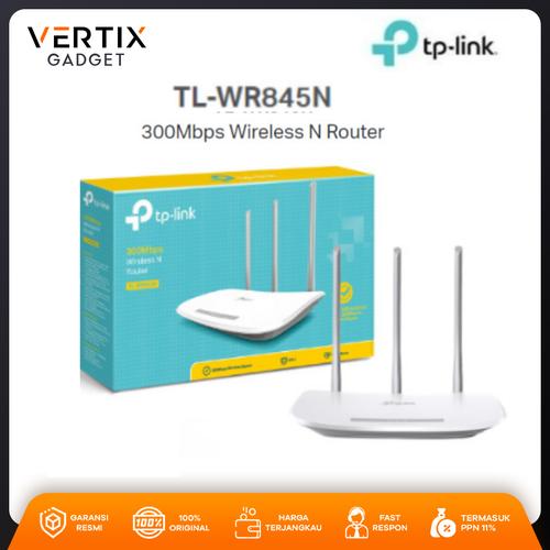 Jual TP LINK TL WR845N 300Mbps Wireless N Router - Garansi 1 Tahun ...