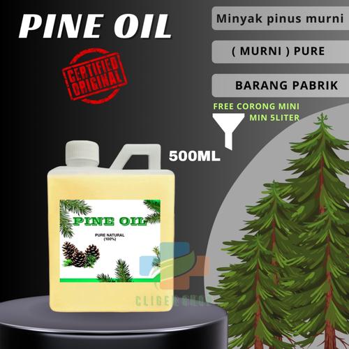 Jual PINE OIL 500ML / MINYAK PINUS 500ML ( MURNI 100% ) / BAHAN KARBOL ...