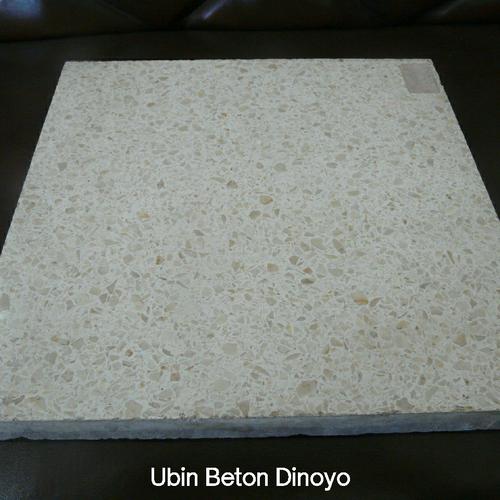 Jual Tegel Ubin Teraso Warna Dasar Putih Batu Putih uk. 30x30 - Kota ...