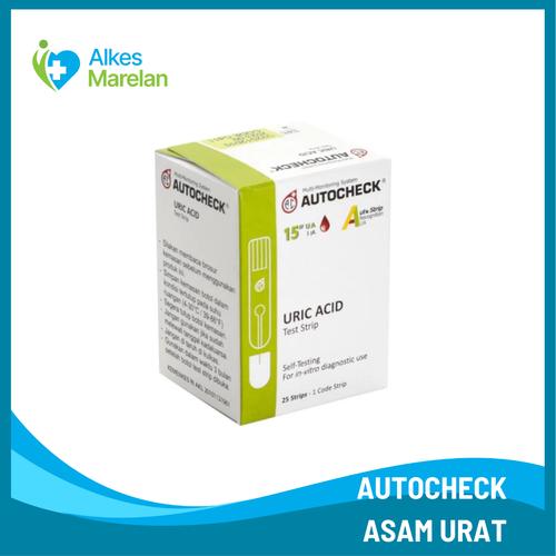 Jual AUTOCHECK - Strip Asam Urat isi 25 / Uric Acid Test Strip - Kota ...