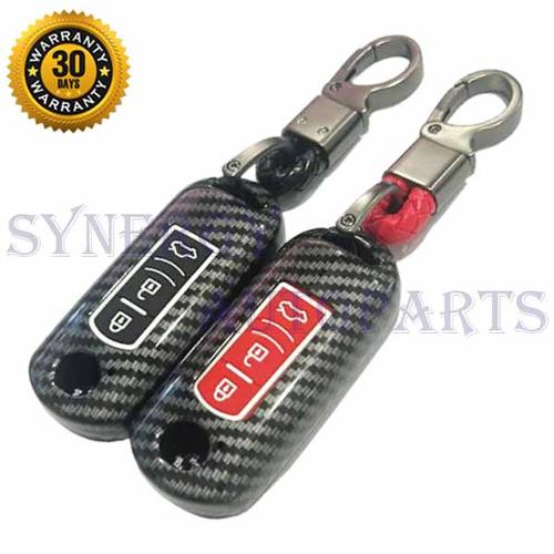 Jual Case Carbon Smartkey Cover Key Kunci Mazda 6 3 Tombol - Hitam ...