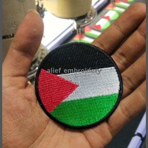 Jual PATCH BORDIR BED LOGO BENDERA PALESTINA / TEMPELAN EMBLEM UKURAN 7 ...
