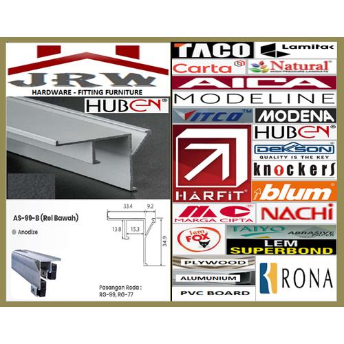 Jual Huben Alumunium AS 99 B - Anodize - Jakarta Barat - JRW Hardware ...