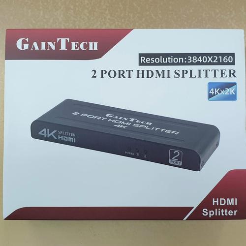 Jual Gaintech HDMI Splitter 2 Port Support 3D 4Kx2K - Jakarta Pusat ...