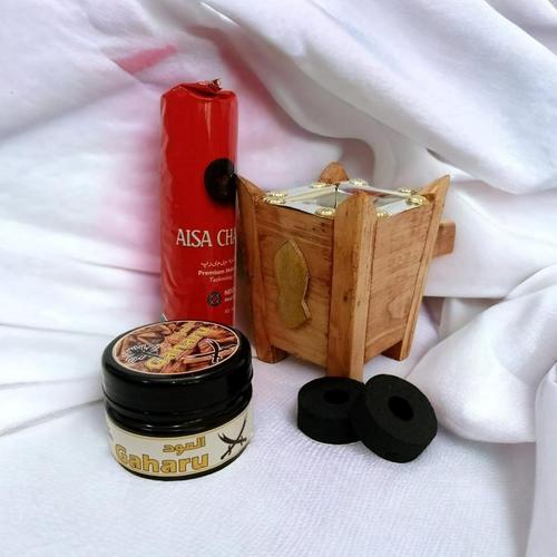 Jual Tempat Mabkhara Kayu Mini Bukhur /Bakhour/Buhur Arang Magic Satu ...