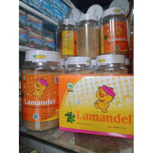 Jual LAMANDEL box/botol Obat AMANDEL radang tenggorokan,demam ...
