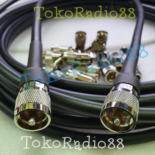 Jual Jumper RG8 2 m dan Connector PL Tebal Terpasang Rapi - 3 meter ...