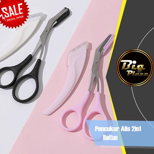 Promo Gunting Alis + Pencukur Alis 2in1 Beituo Manual Eyebrow Trimmer ...