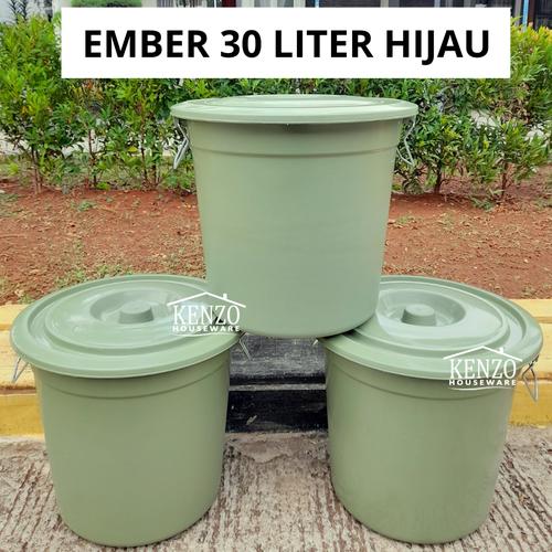 Jual Ember 30 Liter Plastik Gentong Bak Air Mandi Tong Handle Plastik ...