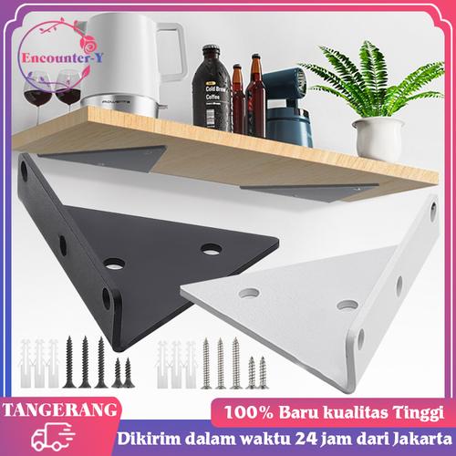 Jual 2pcs Bracket Siku Dinding 100x90mm Rak Besi Siku Dinding Bracket ...