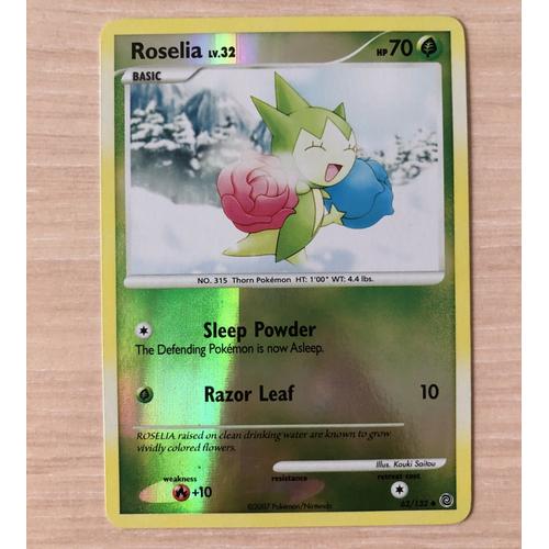 Jual Roselia 62/123 Roserade Pokemon TCG Card Venusaur Ex Charizard ...