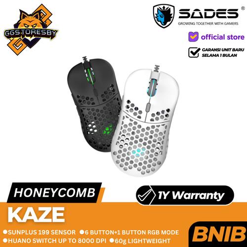 Jual SADES KAZE LIGHTWEIGHT Gaming Mouse - BLACK - Kota Surabaya ...