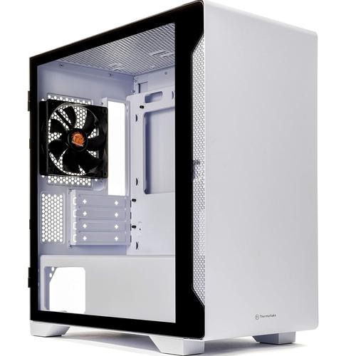 Promo THERMALTAKE S100 TG SNOW MICRO ATX PC CASE CASING GAMING CHASSIS ...