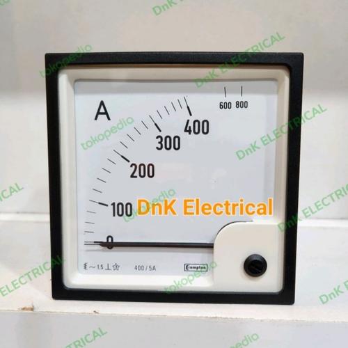 Jual Ampere Meter/Amper Meter AC (via CT) 600/5A 96x96 Merk Crompton ...