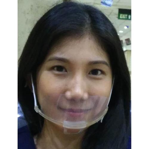 Jual Masker Penutup Mulut Transparan,Plastic Transparent Mask ...