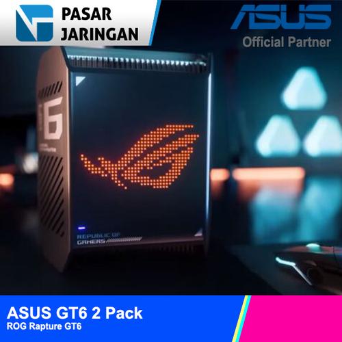 Jual ASUS ROG Rapture GT6 Gaming Network Router 2 Pack BLACK Wi-Fi 6 ...