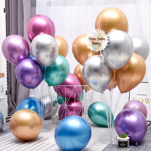 Promo Balon Latex Metalik Chrome / Metalic Balloon Chrome 12inch ...