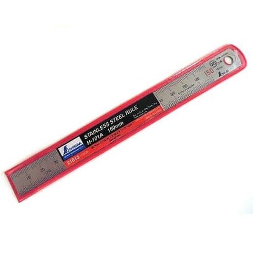 Jual Shinwa Stainless steel ruler H-101A ( 150mm / 6" / 6 In / 15 Cm ...