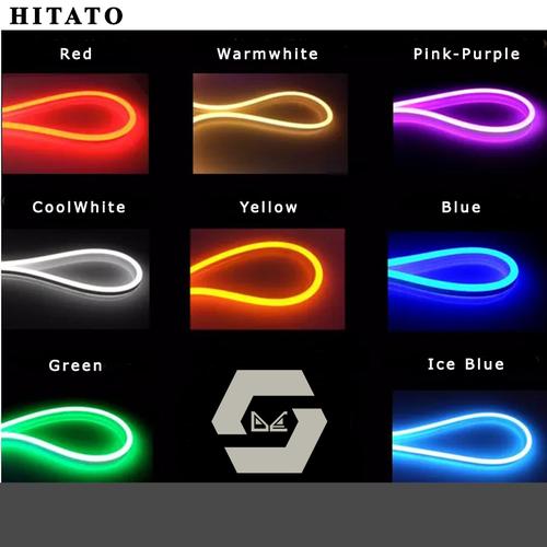 Jual Lampu LED SMD Neon Flex 2835 Warna AC 220V IP65 HITATO (Meteran ...