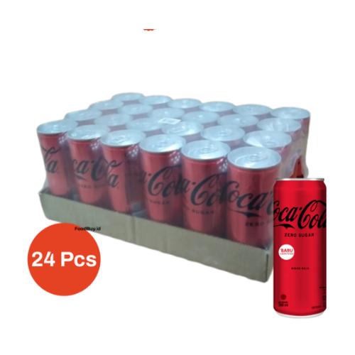 Jual ' COCA COLA ZERO SUGAR KALENG CAN 250 ML - ( HARGA 1 DUS ) ' - Kab ...