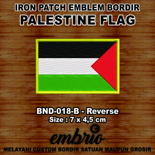 Jual Patch PALESTINA Emblem Bordir Save Palestine Bendera Pray for Gaza Ind - BND-018-B Rever ...