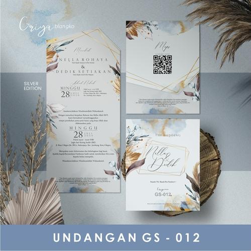 Jual UNDANGAN GRIYA SILVER /UNDANGAN PERNIKAHAN / GRIYA BLANGKO (GS ...