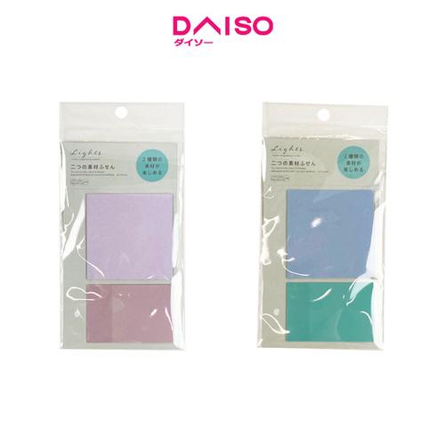 Jual Daiso Two material sticky notes-CIS 30sheets- - lavender, rose ...