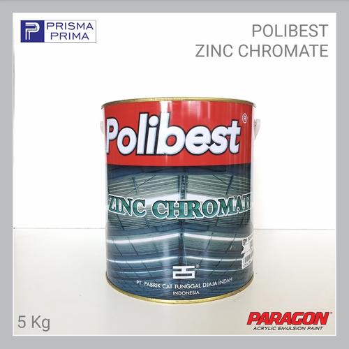 Jual Cat Dasar Meni Besi POLIBEST Zinc Chromate Anti Karat Galon 5 Kg ...